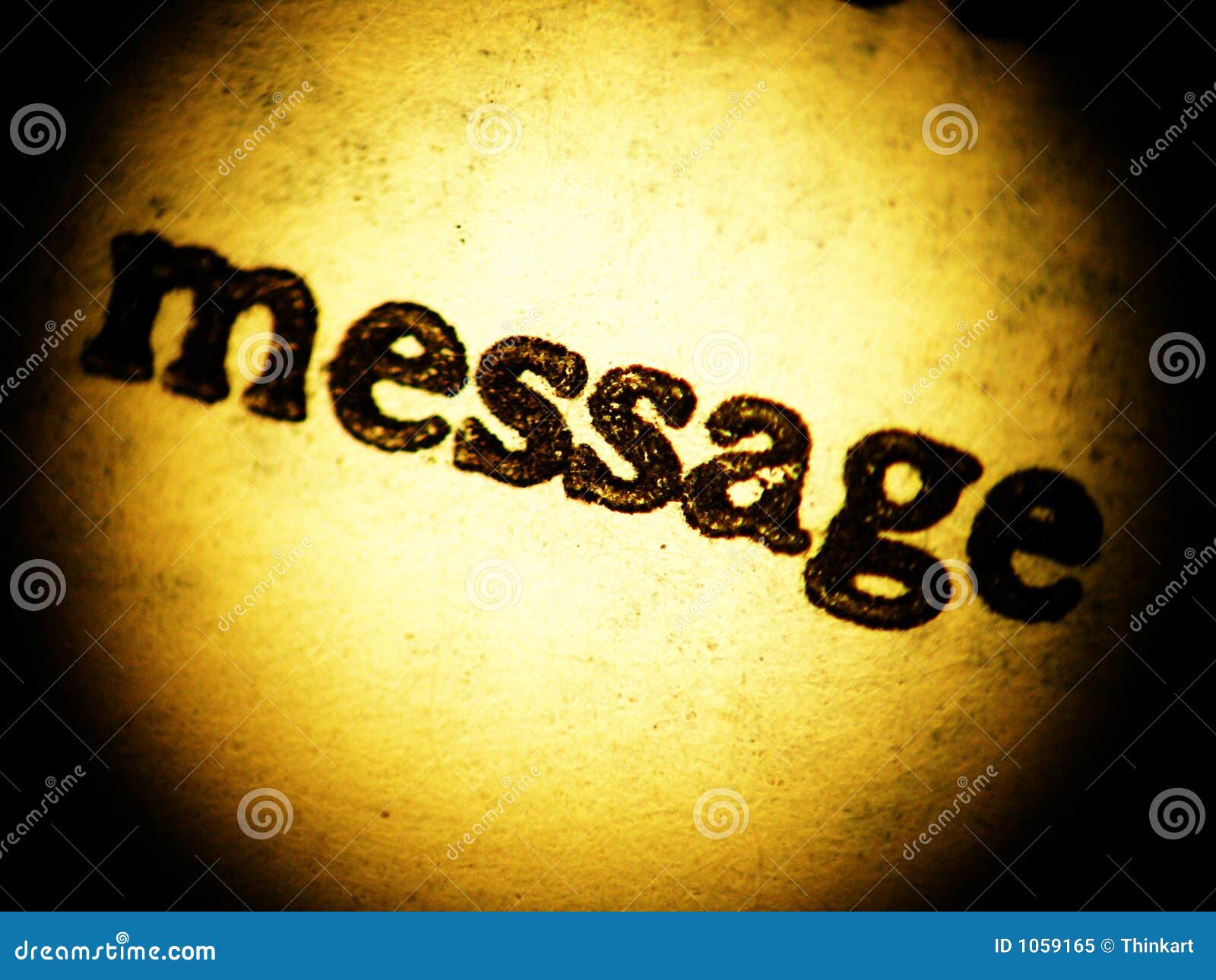 Old Message Print - Close Up Stock Image - Image of antique, close: 1059165
