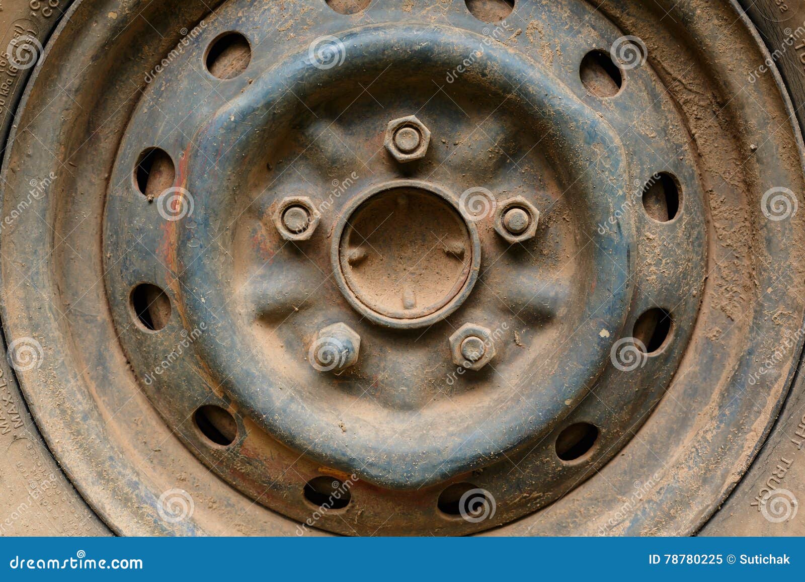 Old Metal Alloy Wheel Car Vehicle Stock Image - Image of garbage, knot ...