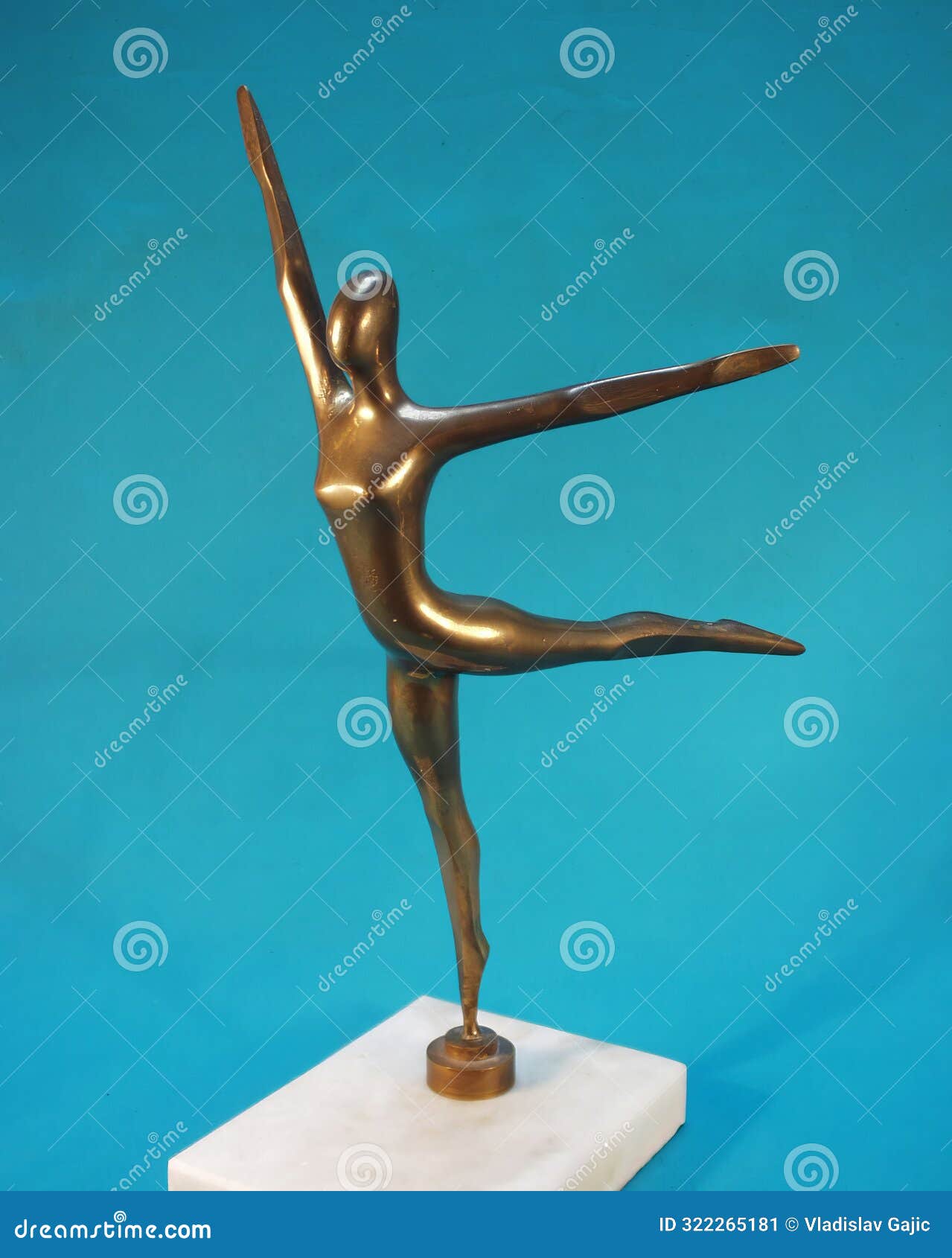 Old Metal Artefact of the Statue Stock Image - Image of historic ...