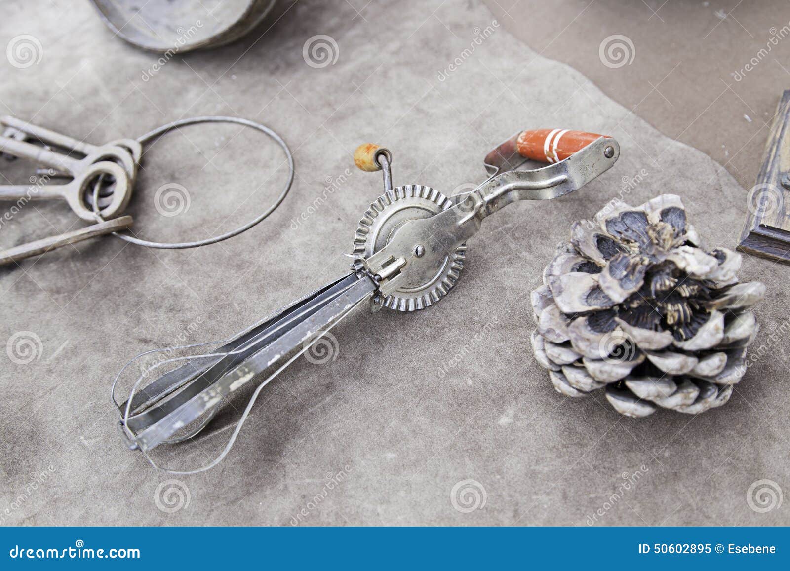 Old metal beater stock image. Image of mixer, handheld - 50602895