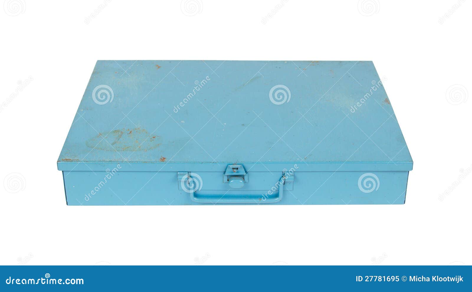 Old metal box isolated stock image. Image of steel, container - 27781695