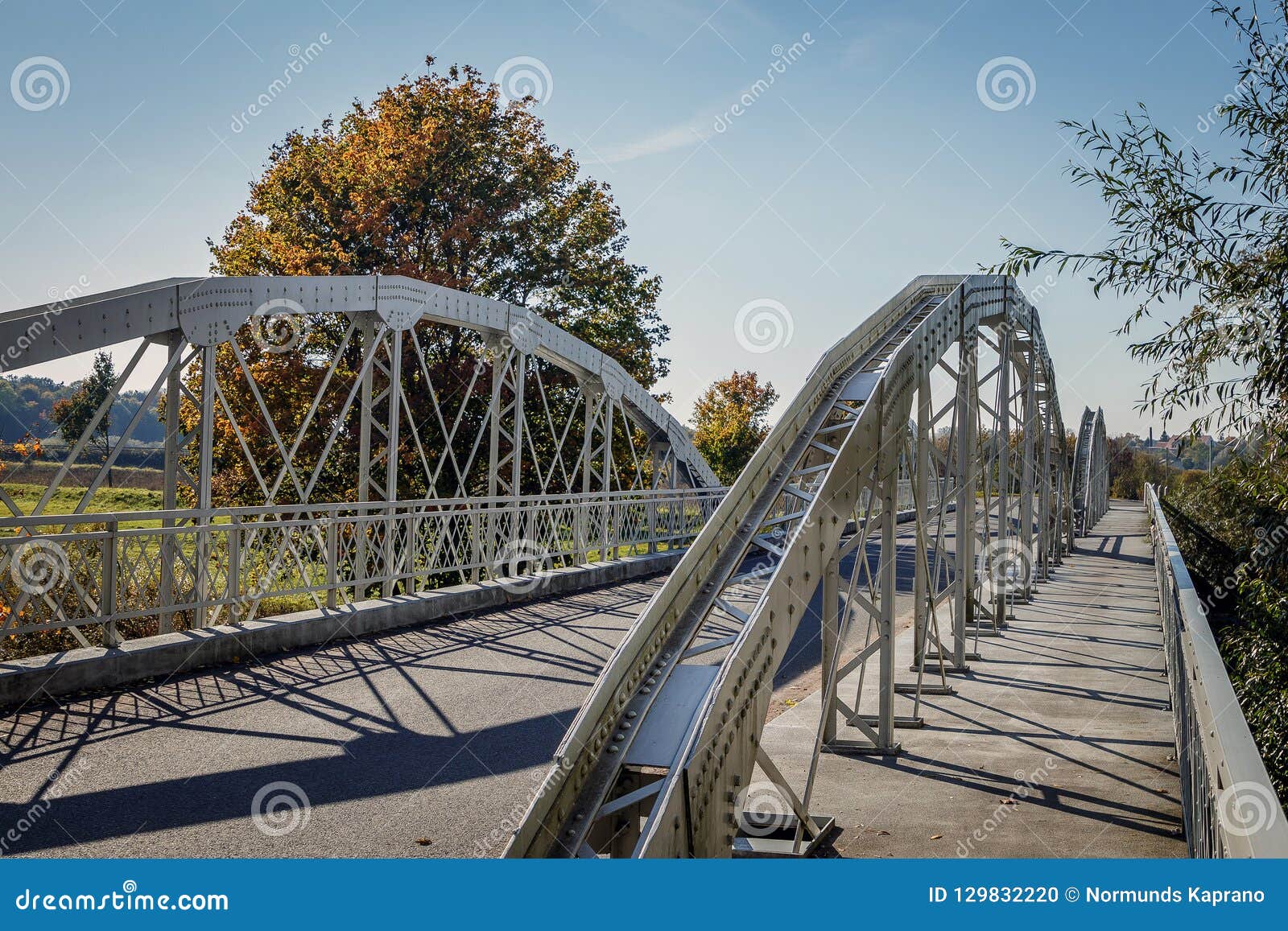 Old metal bridge stock photo. Image of decorated, europe - 129832220