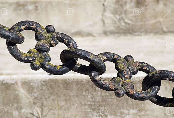 Old metal chain stock photo. Image of linked, joined - 60385002