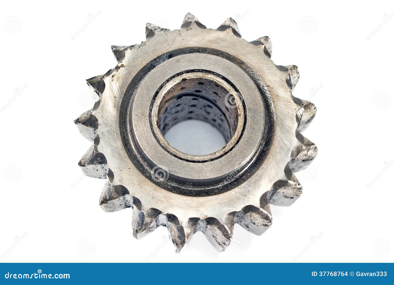 Old metal cog stock photo. Image of bonding, isolated - 37768764