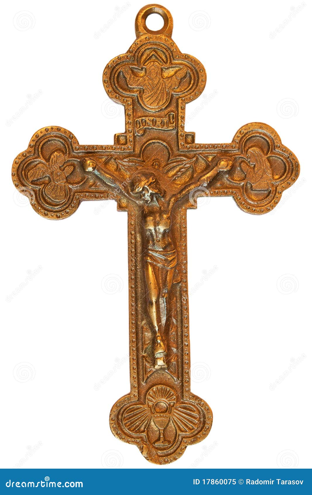 The old metal cross stock image. Image of crucifixion - 17860075