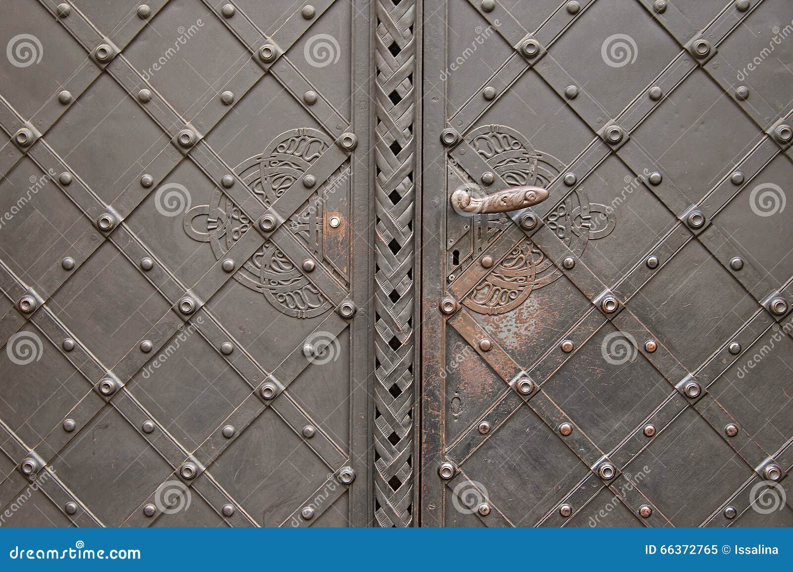 Old Metal Door Background Texture Stock Image - Image of door, silver ...