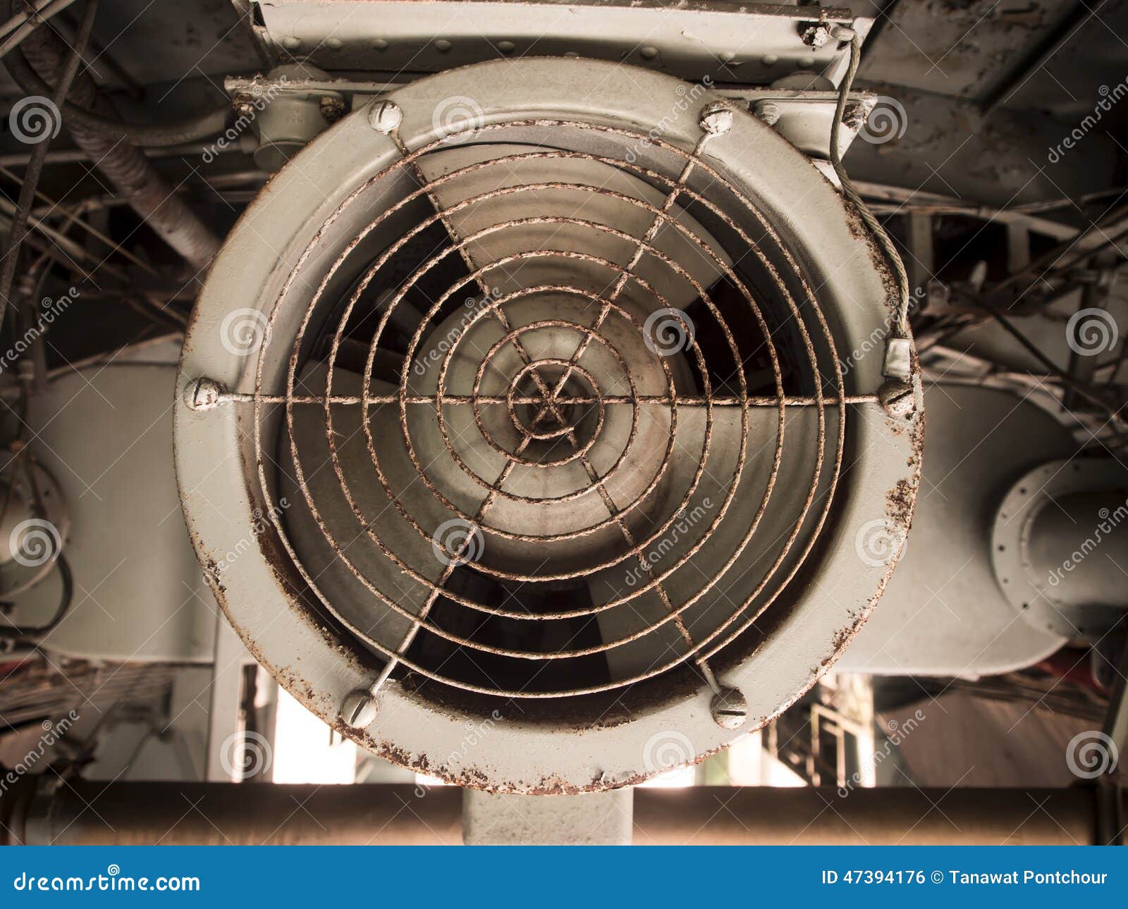 Old metal fan stock photo. Image of fuel, industry, electric - 47394176