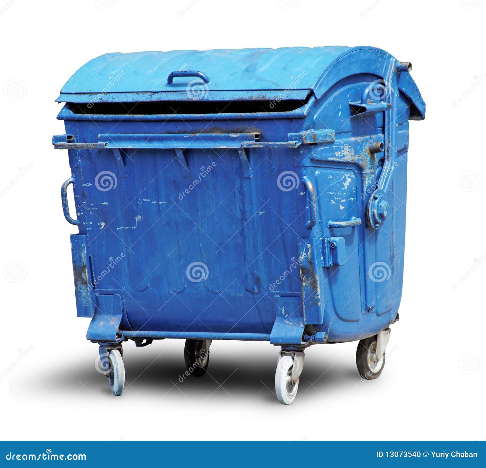 Old Metal Garbage Container Stock Photo - Image of aged, dirty: 13073540