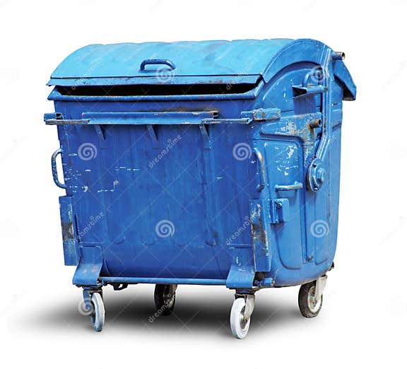 Old Metal Garbage Container Stock Photo - Image of aged, dirty: 13073540