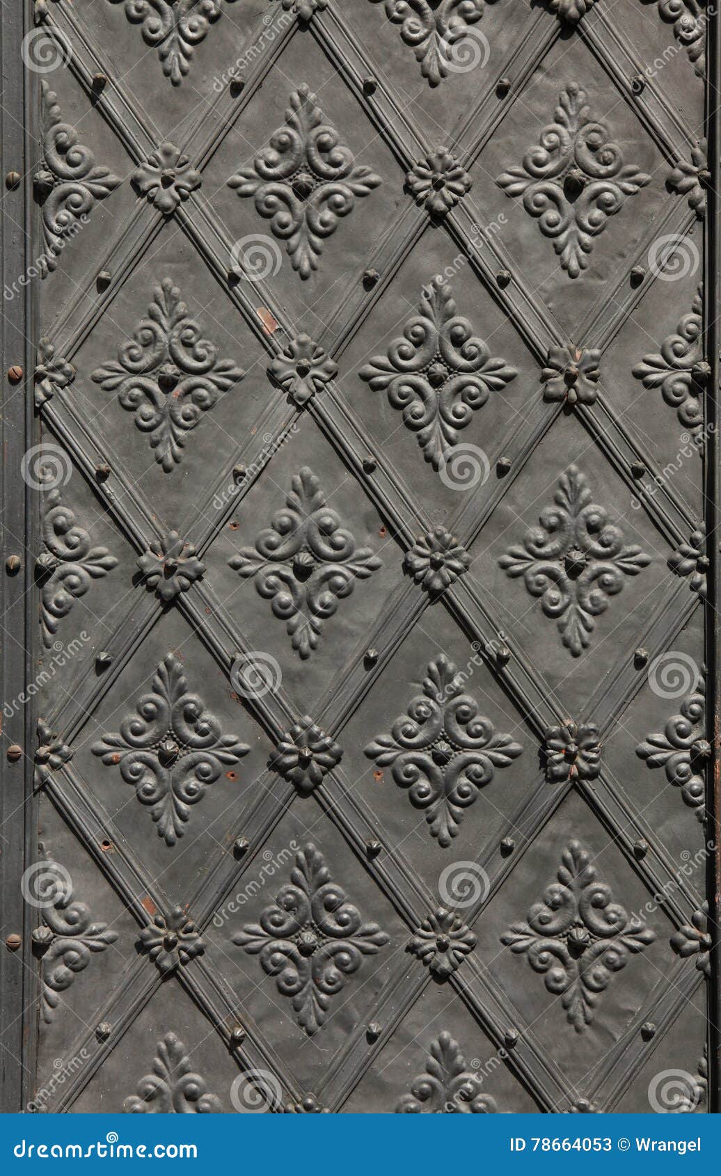 Old Metal Gate. Background Texture Stock Image - Image of entry, gate ...