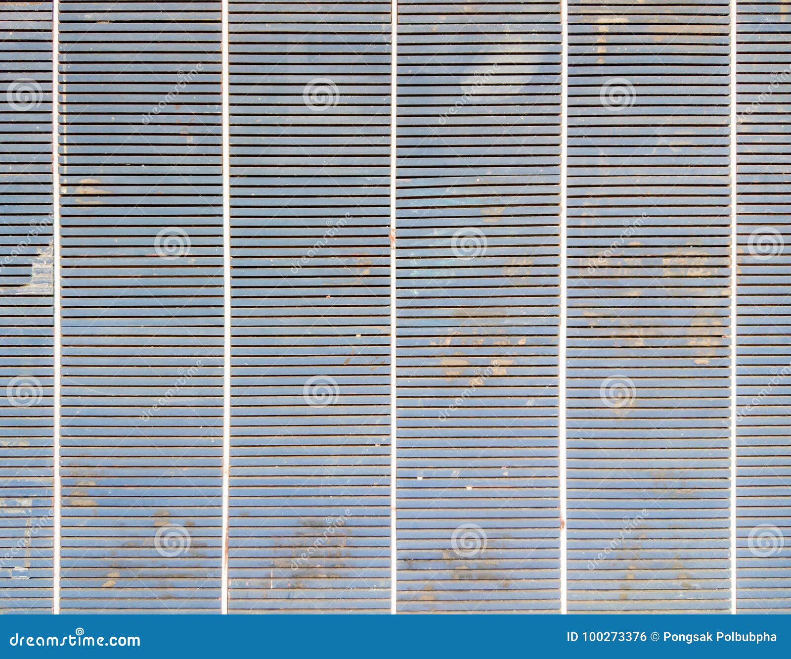 Old Metal Grate of the Empty Time Table Board. Stock Photo - Image of ...