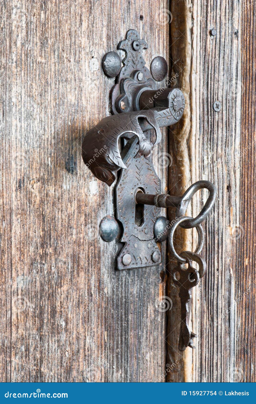 Old metal handle stock photo. Image of gate, traditional - 15927754