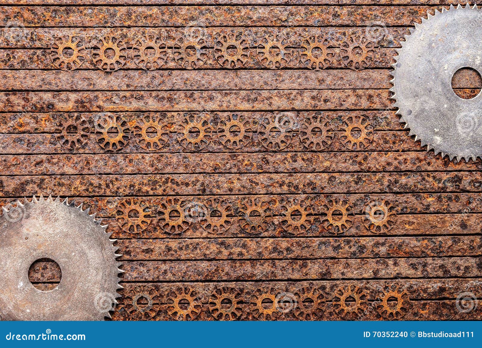 Old Metal Iron Rust Table and Circular Saws Stock Photo - Image of ...
