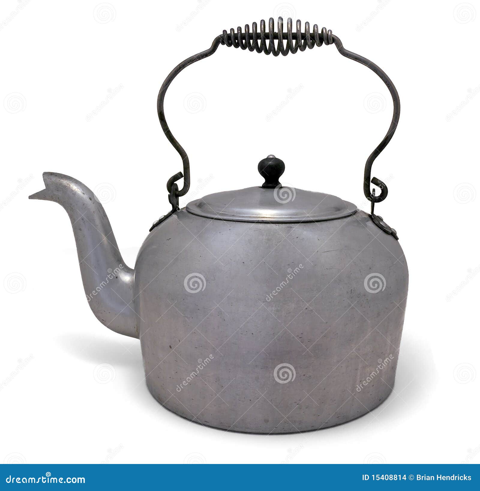 Old Metal Kettle Pot stock photo. Image of metallic, stain - 15408814
