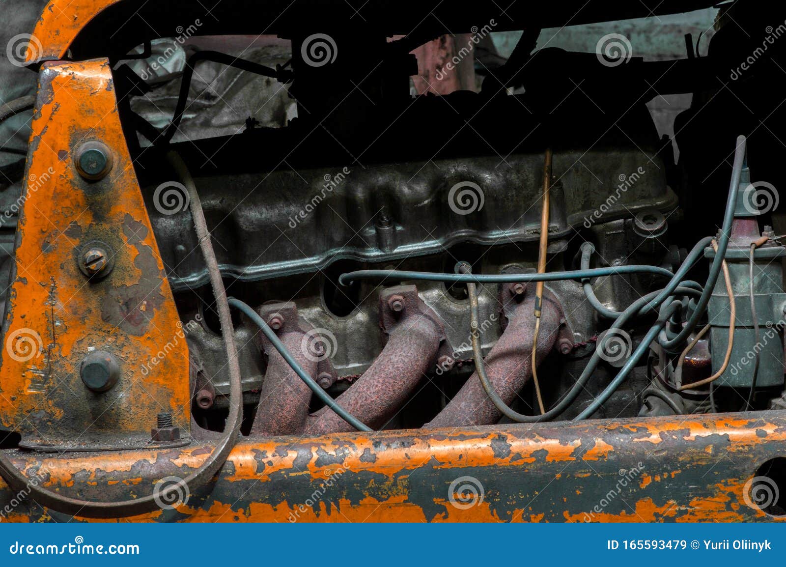 Old Metal Lathe Installed In The Workshop Stock Image Image Of Lacloseup Object 165593479