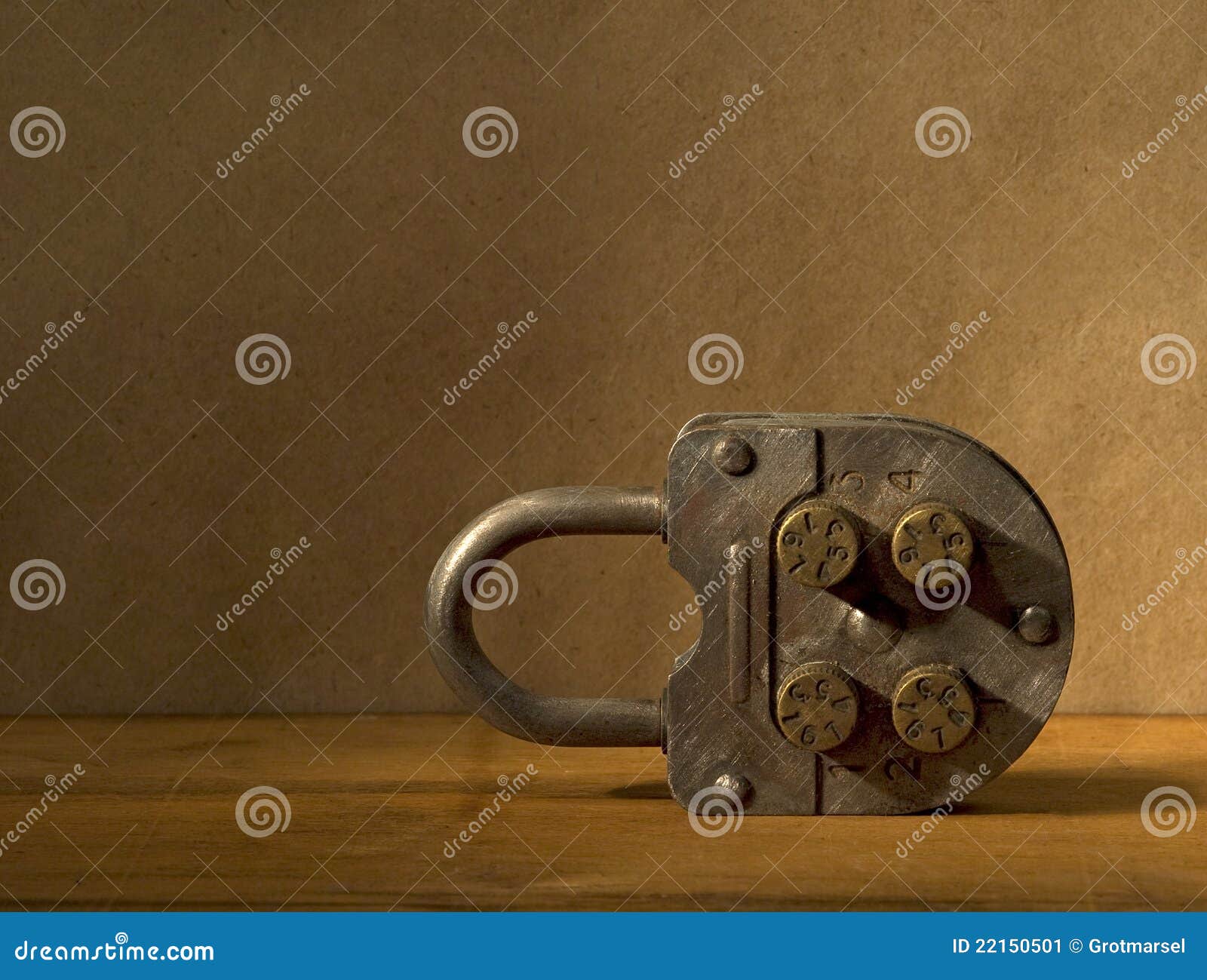 Old metal lock. stock image. Image of retro, clef, detail - 22150501
