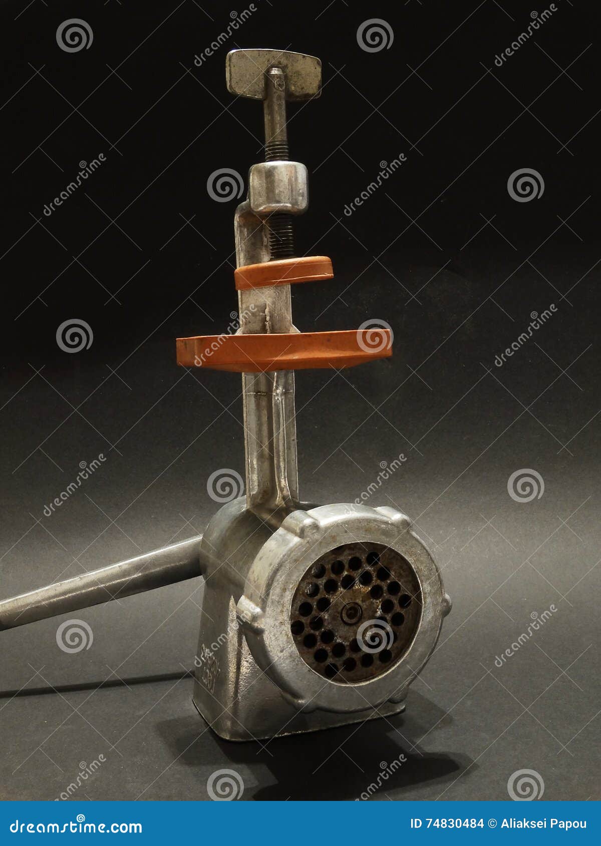 Old metal mincer stock photo. Image of appliance, grinder - 74830484