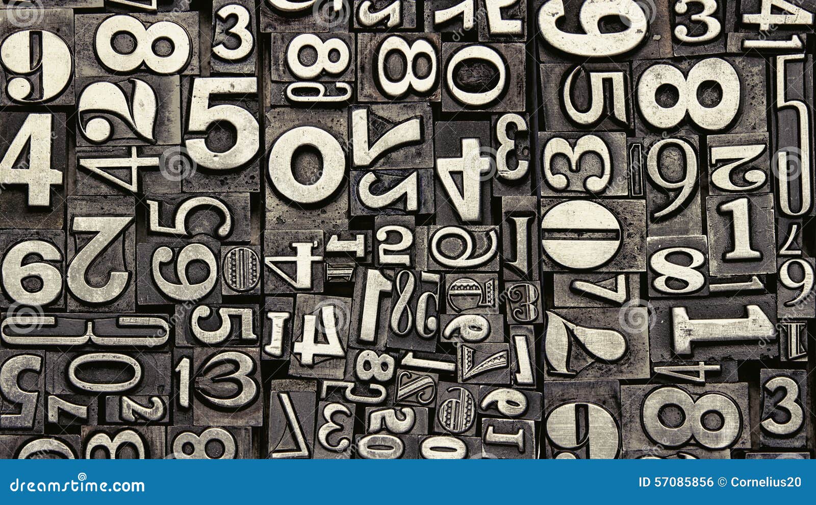 Old metal numbers stock photo. Image of craft, alphabet - 57085856