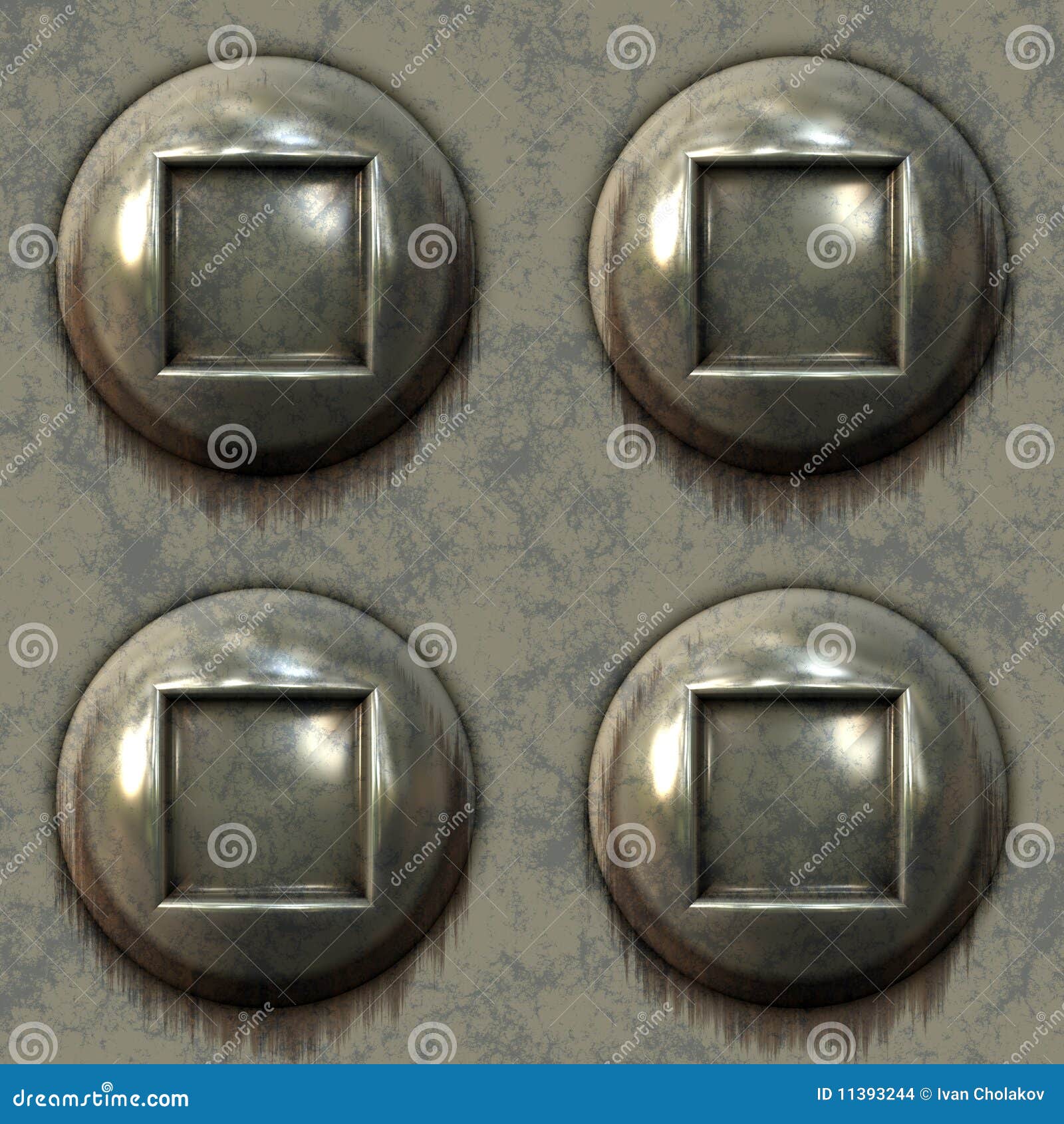 Old metal nuts and bolts stock illustration. Illustration of texture ...