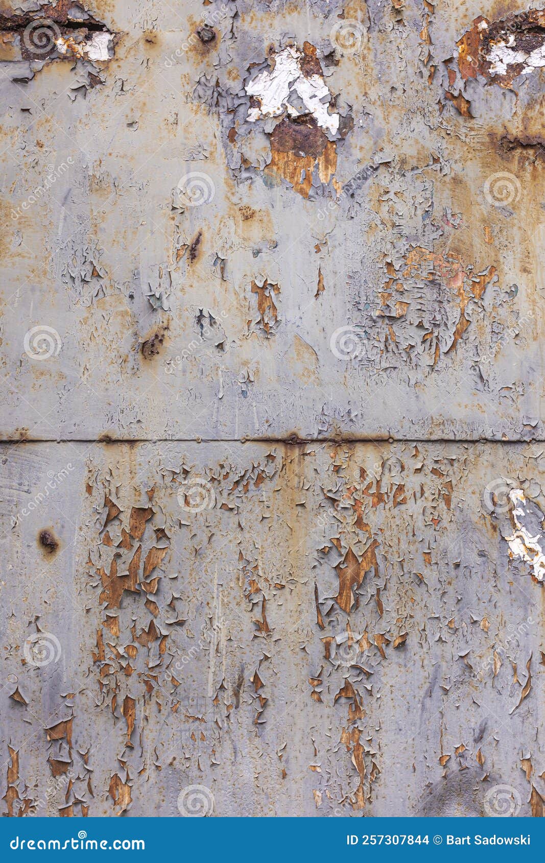 Old Metal Panel Background with Chipped Paint Stock Photo - Image of ...