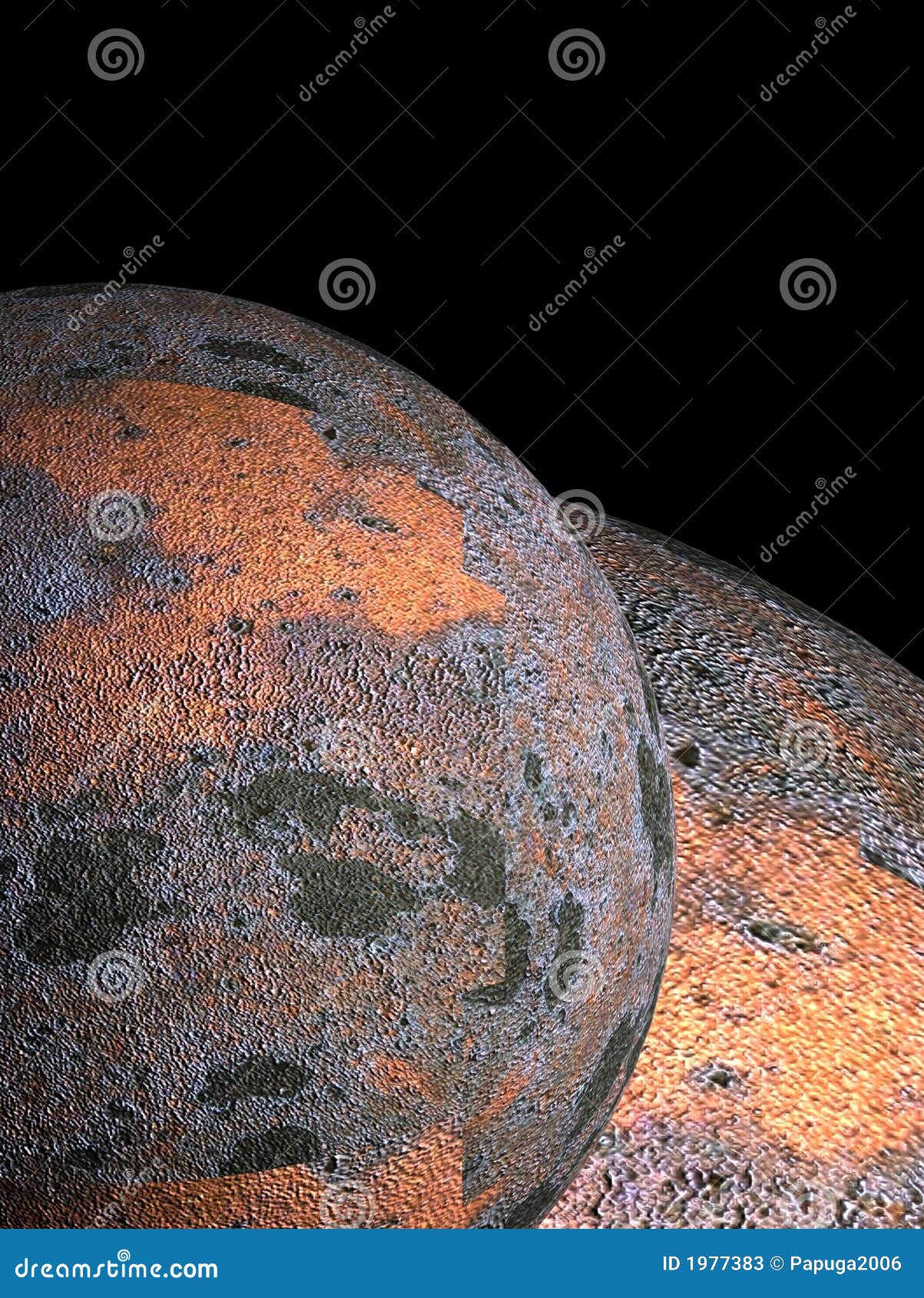 Old metal planets 8 stock image. Image of pattern, distant - 1977383