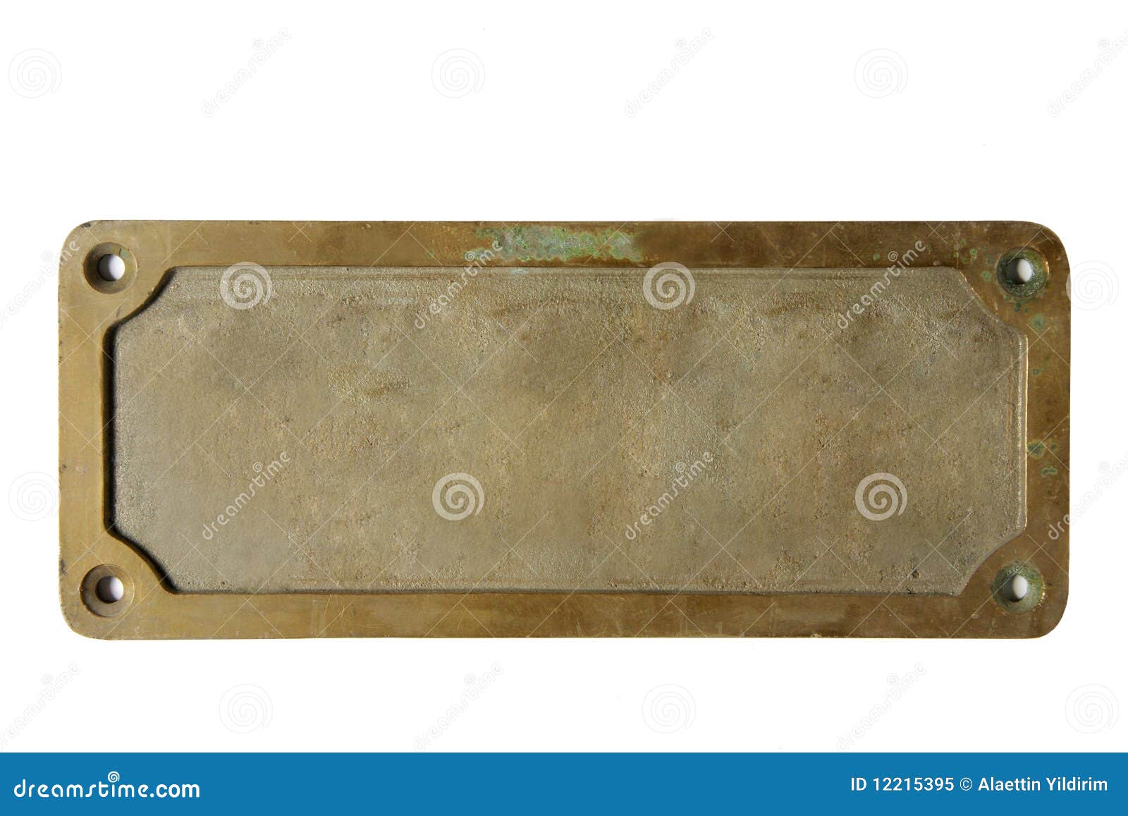 Old metal plate stock image. Image of communication, yellow - 12215395