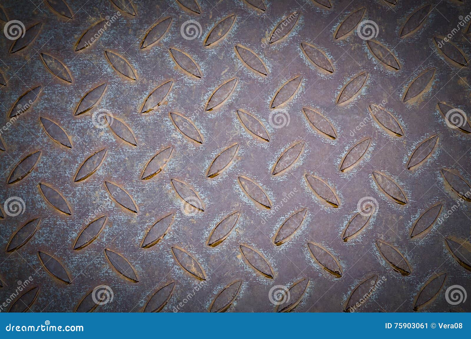 Old Metal Plate with Raised Pattern, Stock Image - Image of seamless ...