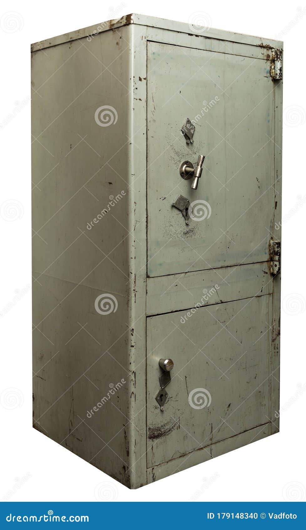 Old Metal Safe, Fireproof Document Cabinet Stock Photo - Image of ...
