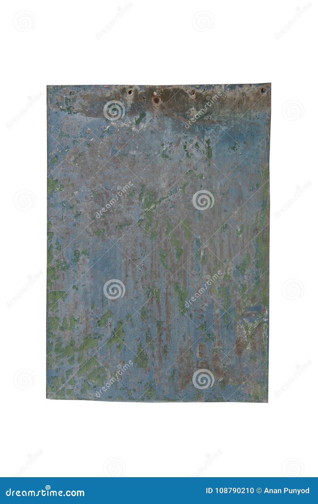 Old Metal Sheet Banner Object Vintage Style Stock Illustration ...