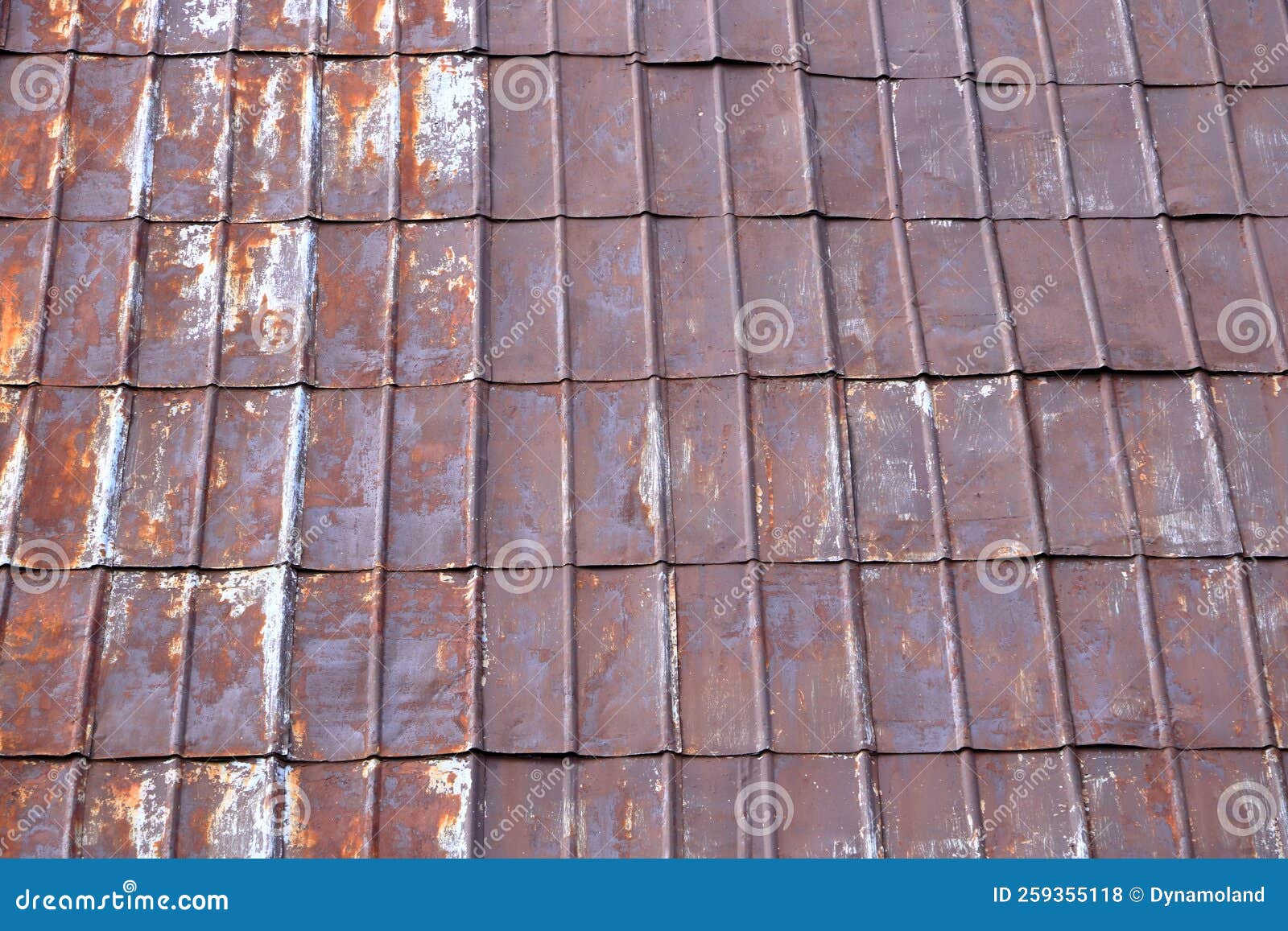 Old Metal Sheet Roof Texture. Pattern of Old Metal Sheet Stock Photo ...
