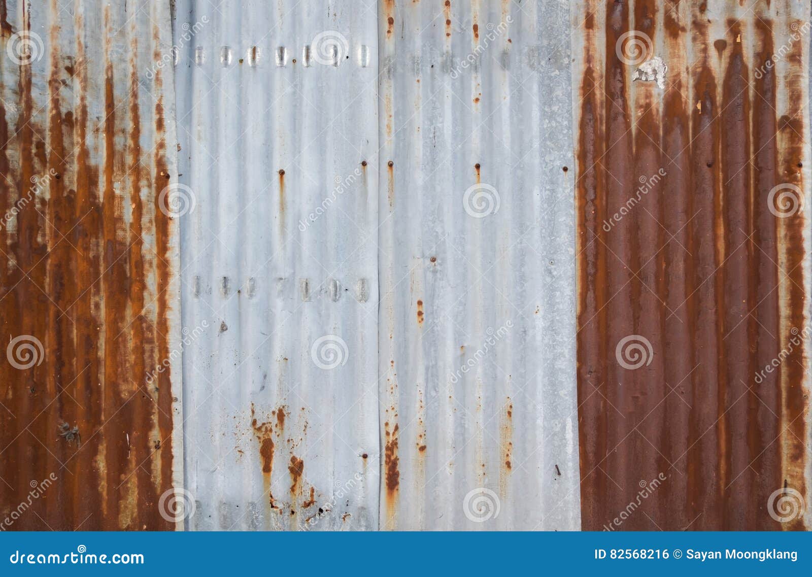 Old Metal Sheet Roof Texture. Stock Photo - Image of rust, industry ...