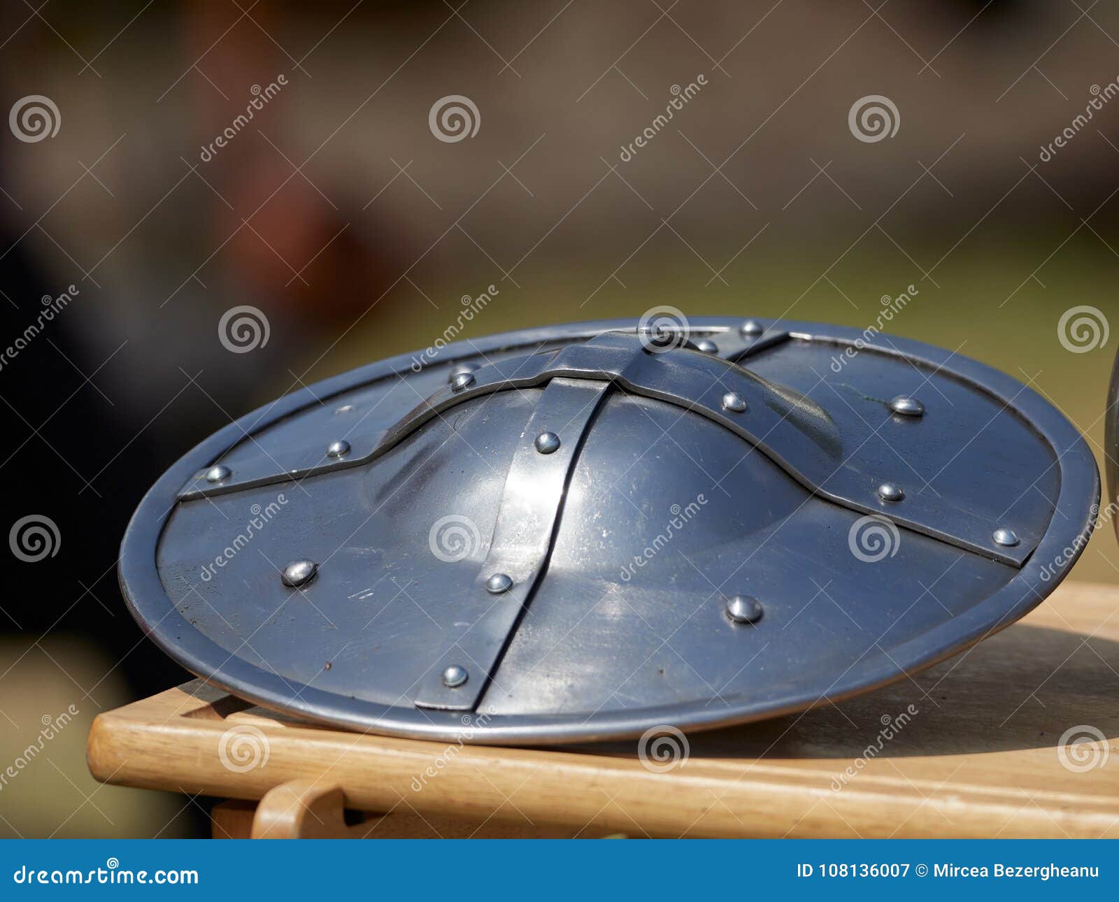 Old metal shield stock image. Image of table, demonstration - 108136007