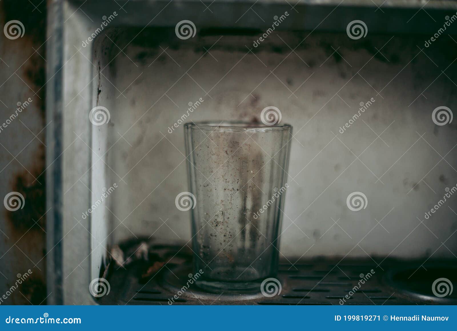 Old Metal Soviet Machine for Carbonating Water in Pripyat in Chernobyl ...