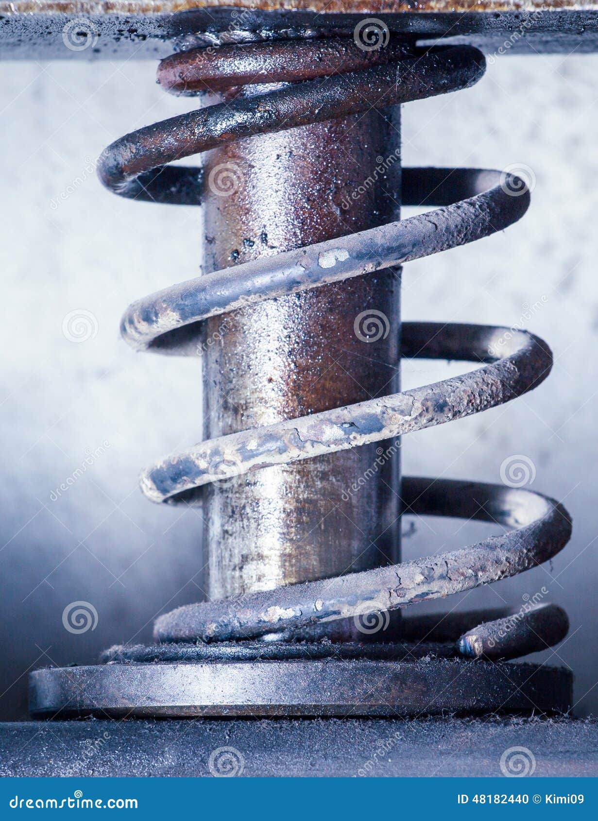 Old metal spring press stock photo. Image of shop, handle - 48182440