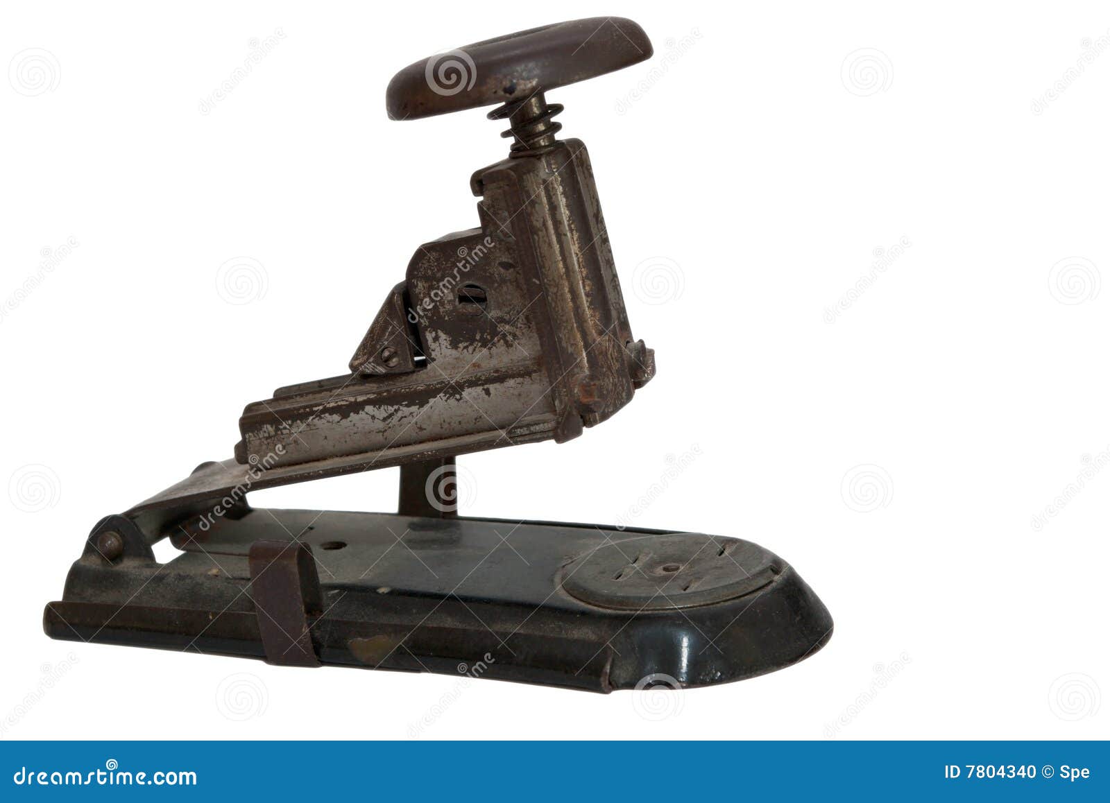 Old metal stapler stock photo. Image of machine, punch - 7804340