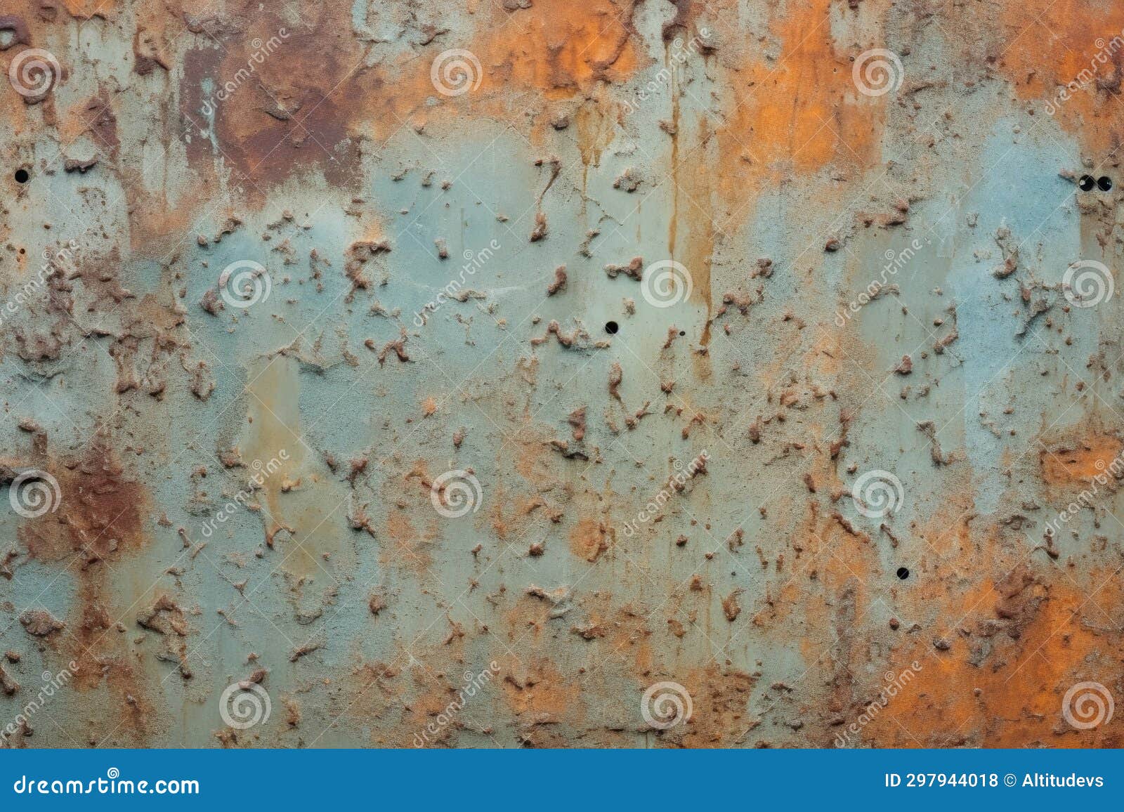 Old Metal Surface with Fresh Rust Spots Stock Photo - Image of pattern ...