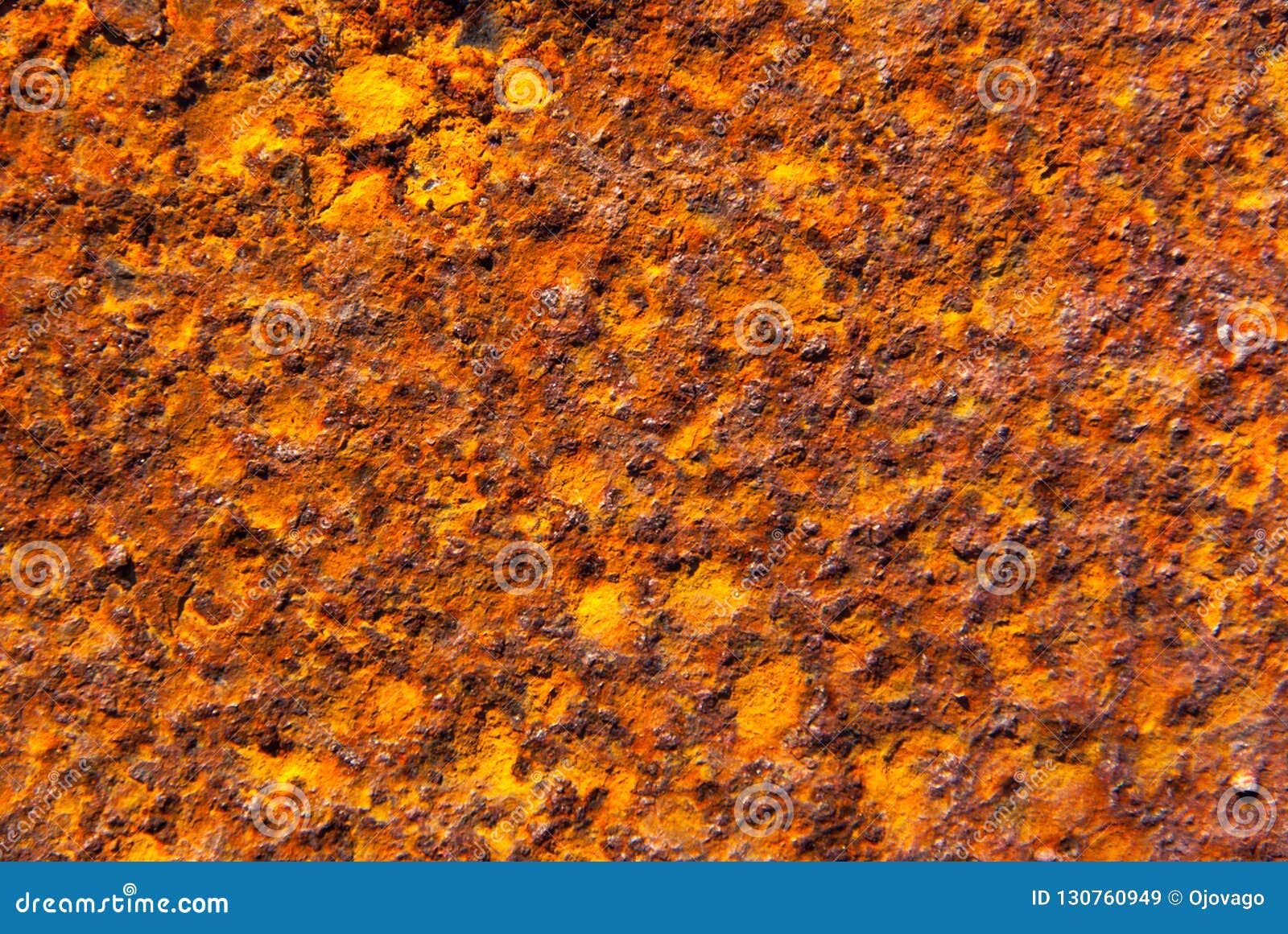 Old Metal Surface Painted Chipped and Rusted Stock Image - Image of ...