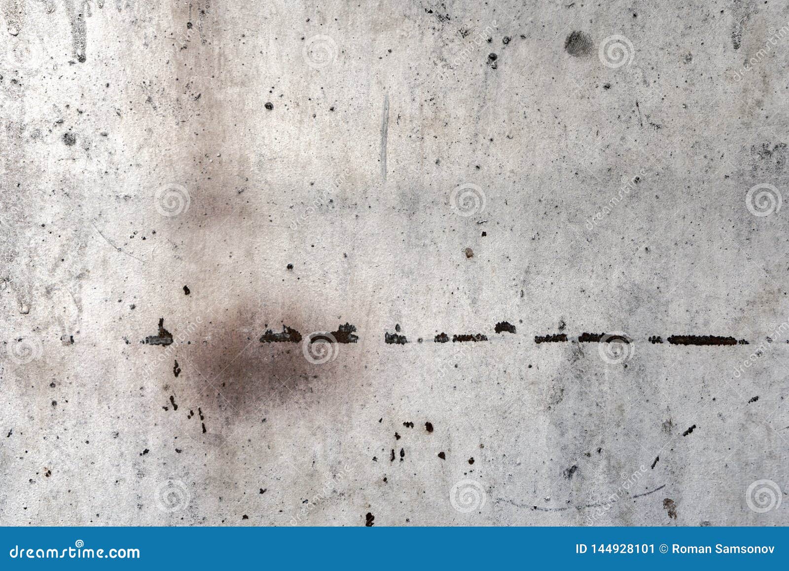 Old Metal Surface Painted with Silver Paint Stock Image - Image of ...