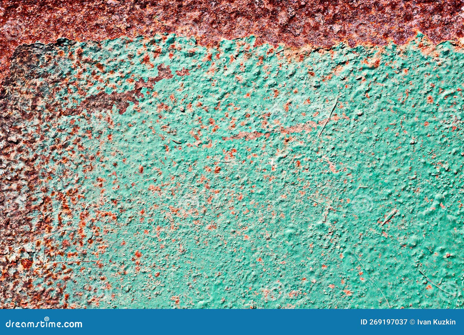 Old Metal Surfaces Covered with Rust and Paint Residue. Rust Patterns ...