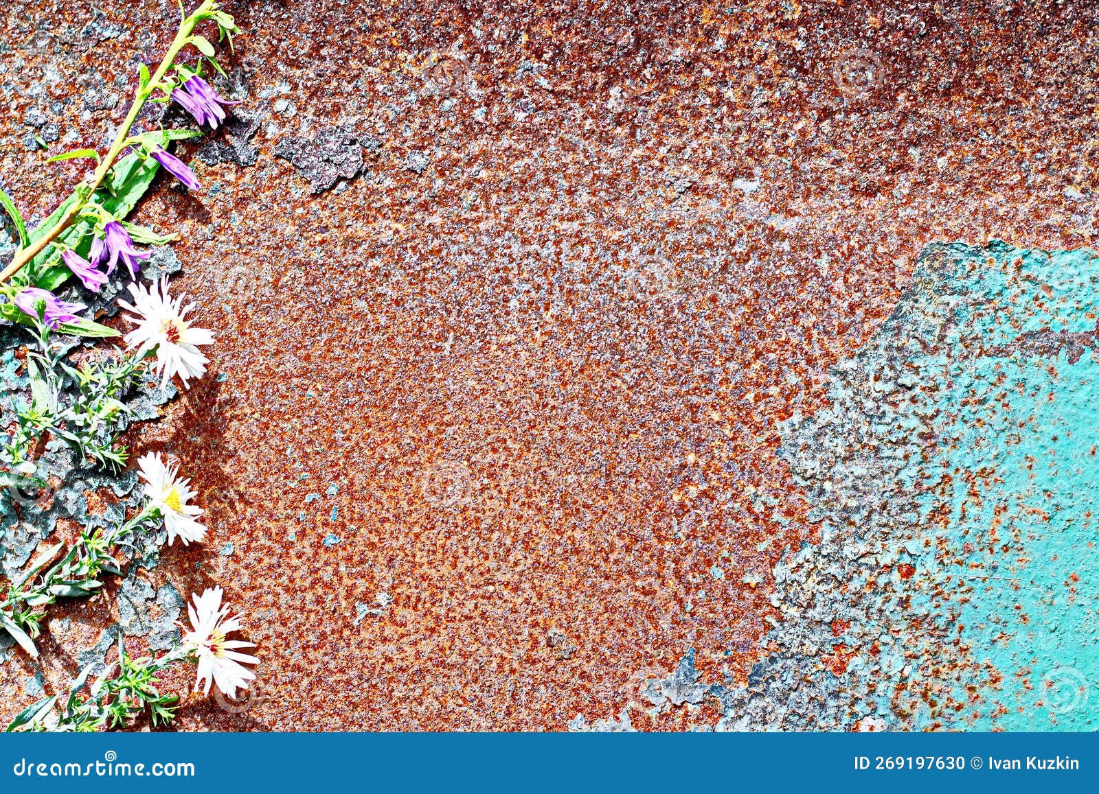 Old Metal Surfaces Covered with Rust and Paint Residue. Rust Patterns ...