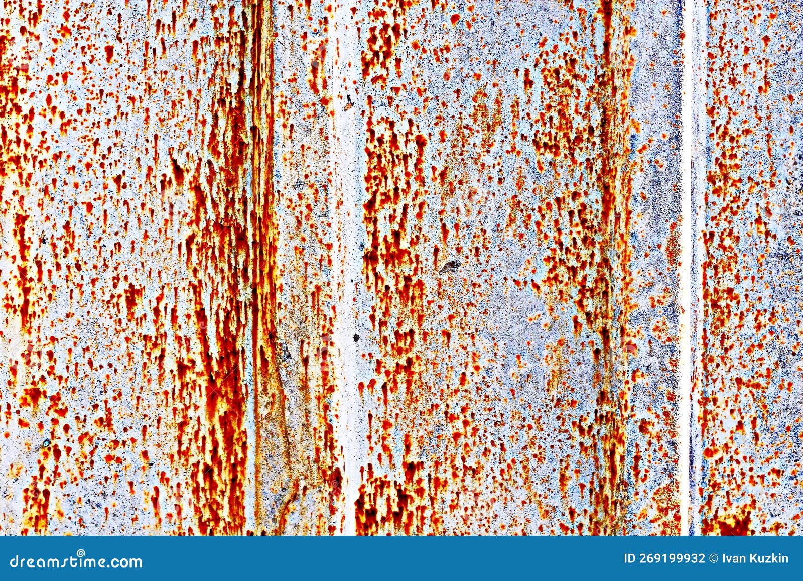 Old Metal Surfaces Covered with Rust and Paint Residue. Rust Patterns ...