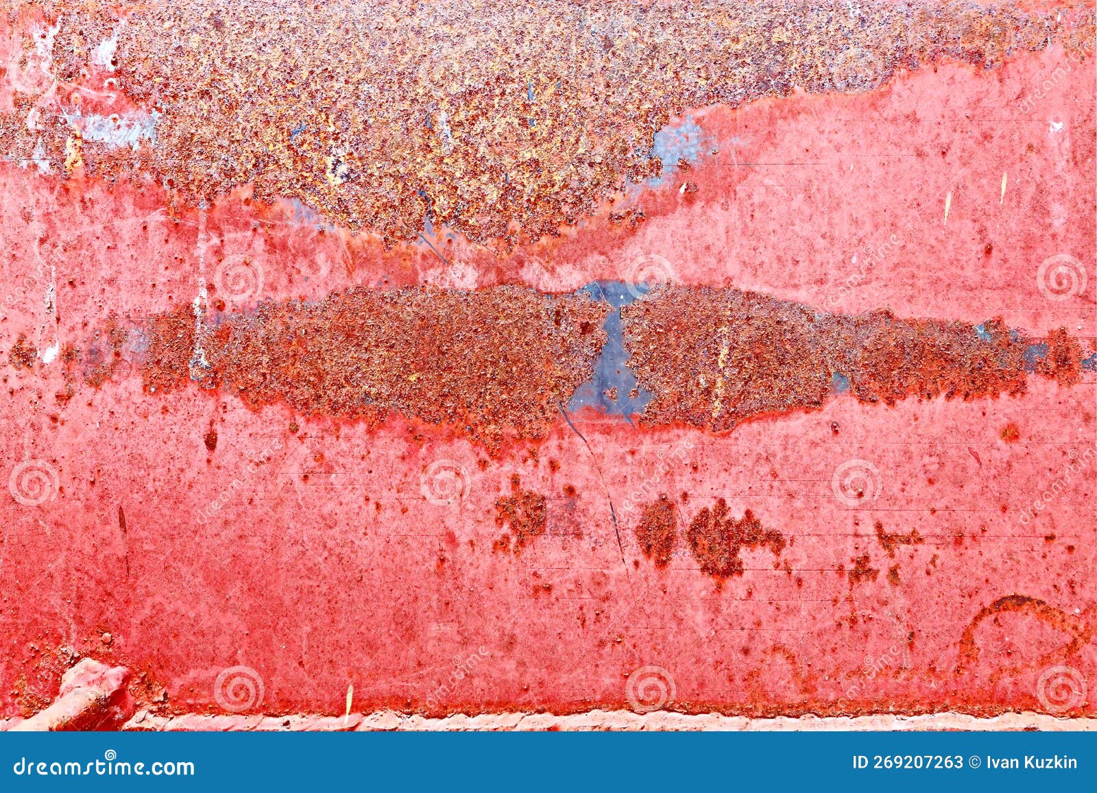 Old Metal Surfaces Covered with Rust and Paint Residue. Rust Patterns ...