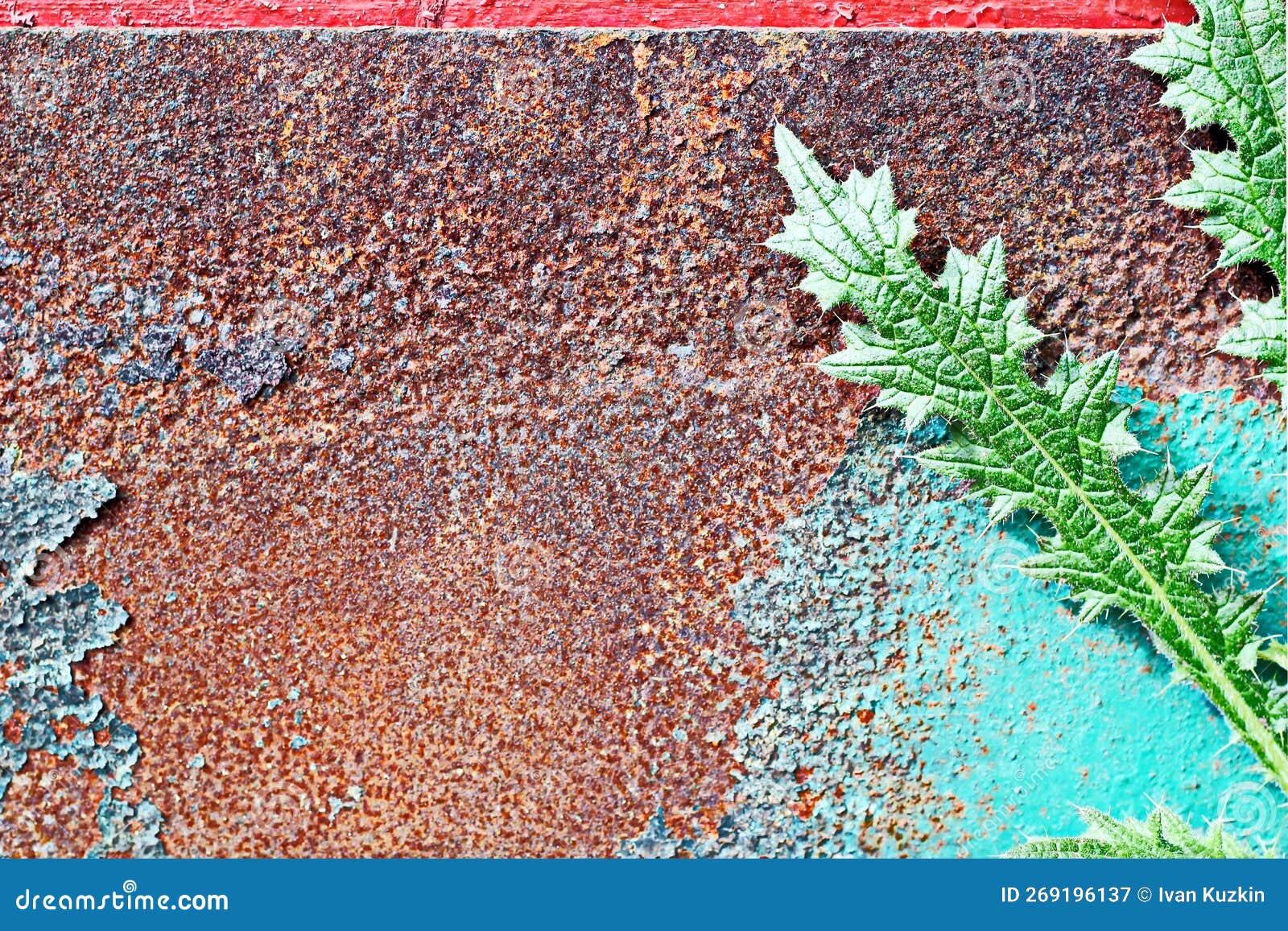 Old Metal Surfaces Covered with Rust and Paint Residue. Rust Patterns ...