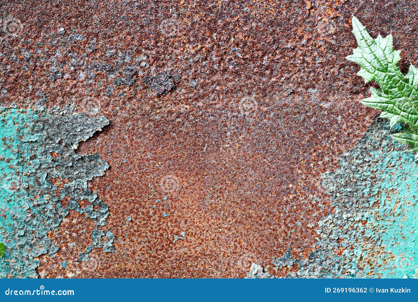 Old Metal Surfaces Covered with Rust and Paint Residue. Rust Patterns ...