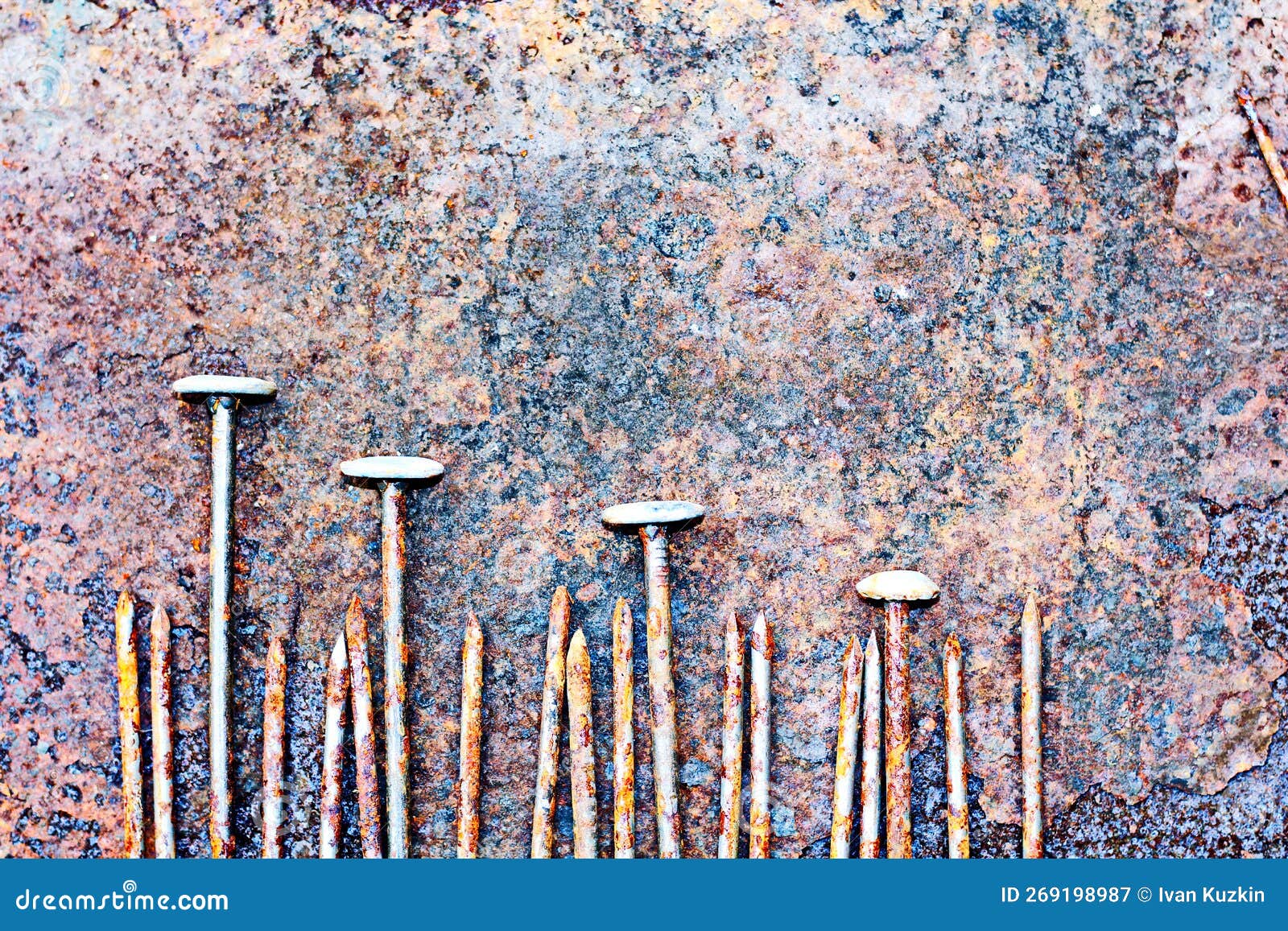 Old Metal Surfaces Covered with Rust and Paint Residue. Rust Patterns ...