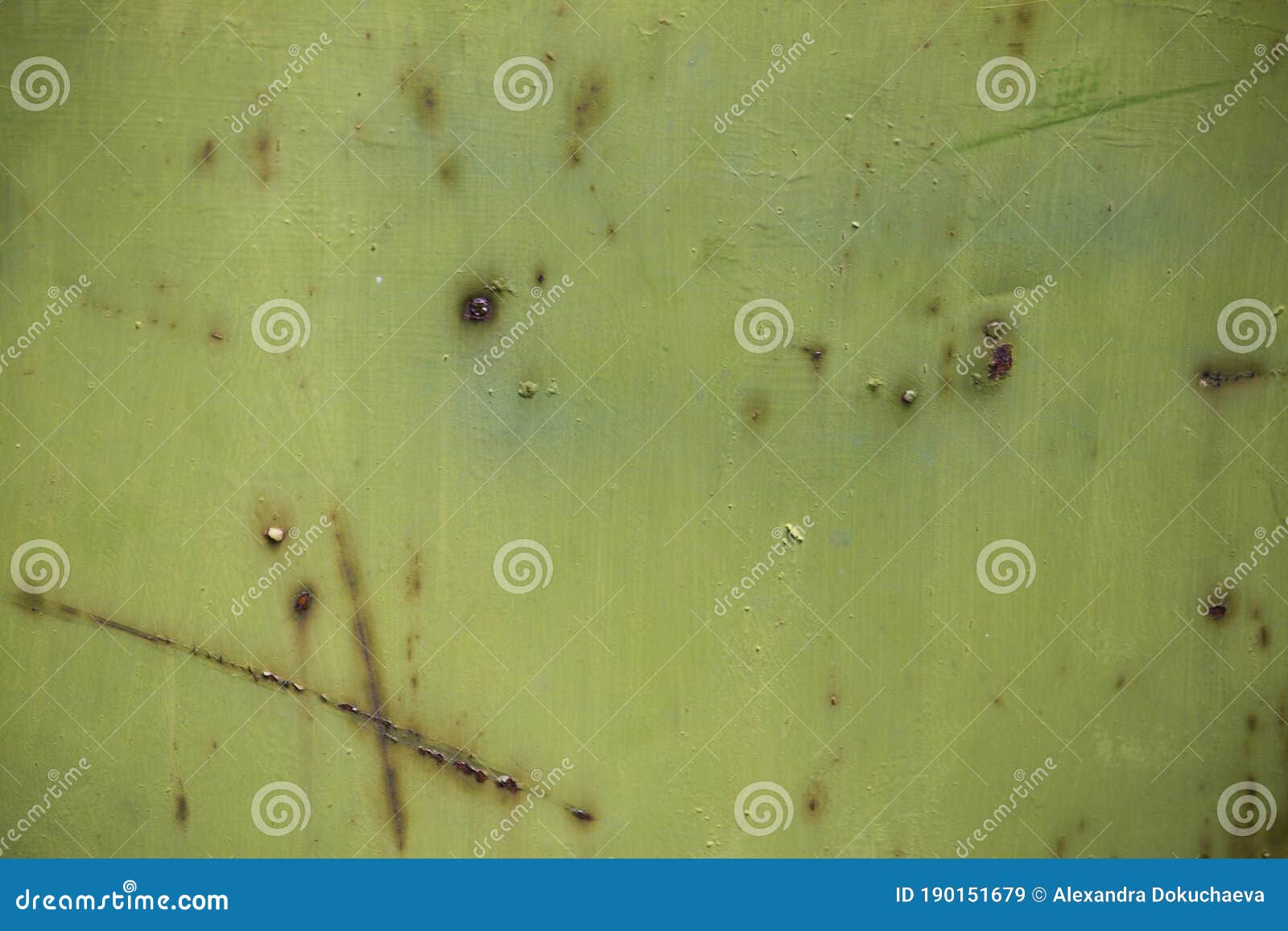 Old Metal Texture with Green Paint and Rust Stock Image - Image of ...
