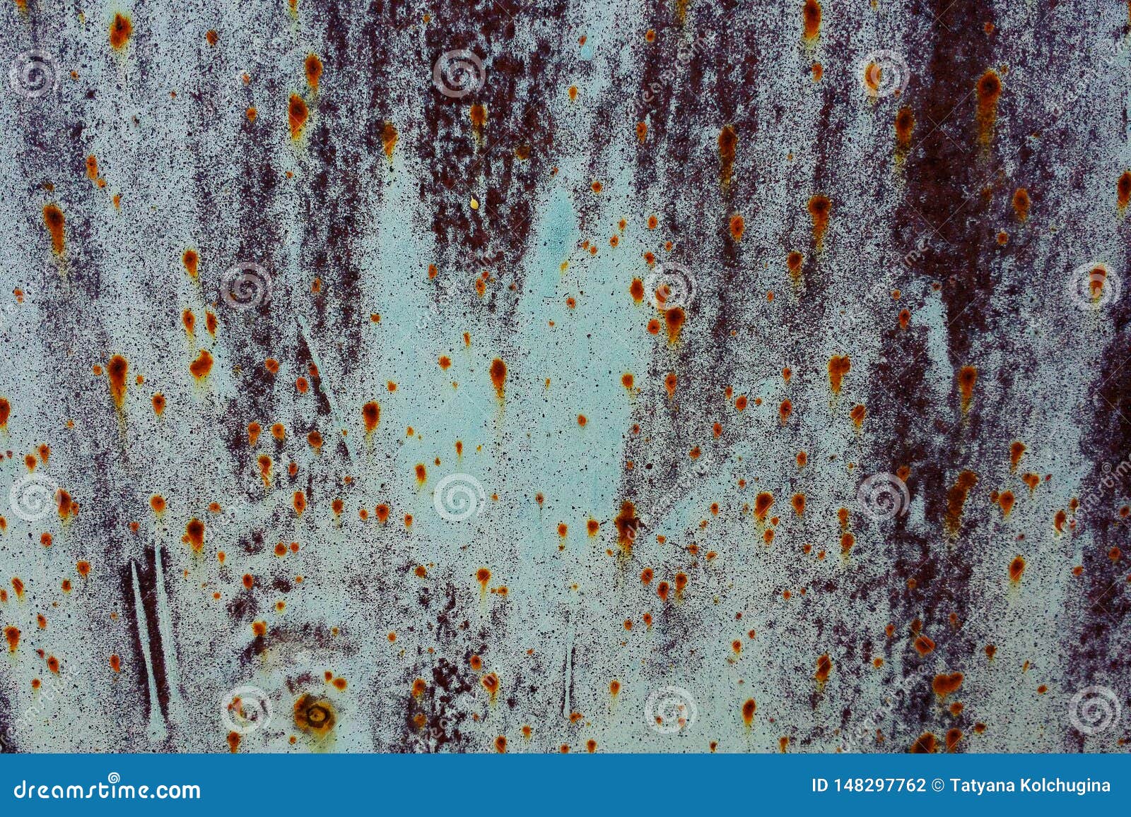 Rusty Metal Texture with Peeling Blue Paint Stock Photo - Image of ...