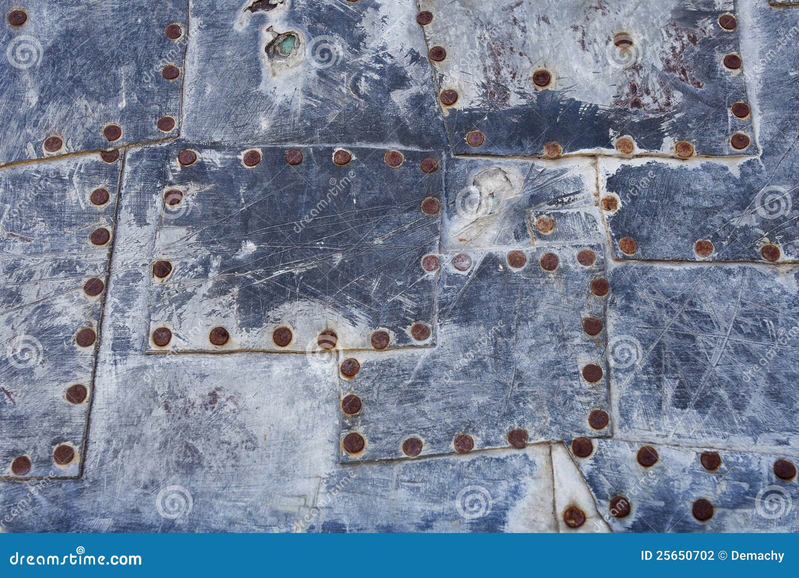 Old Metal Texture with Rivets II Stock Photo - Image of distressed ...