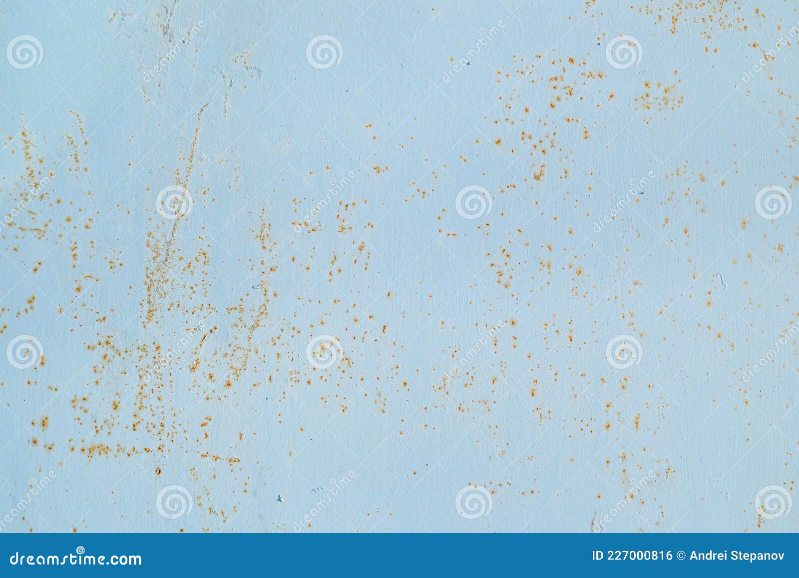 Old Metal Texture. the Surface of the Light Blue Iron Wall Stock Photo ...