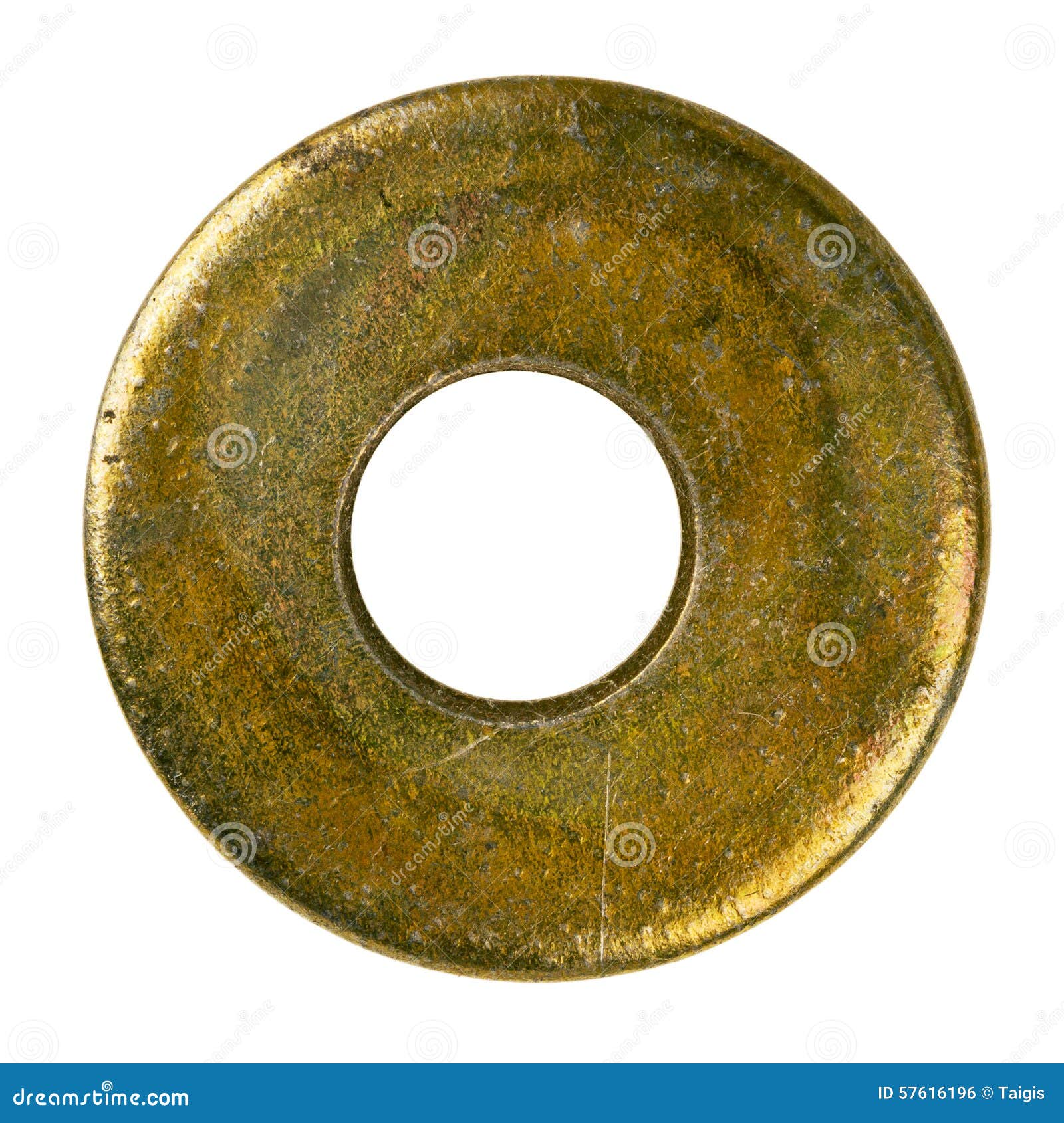 Old metal washer stock photo. Image of rust, metallic - 57616196